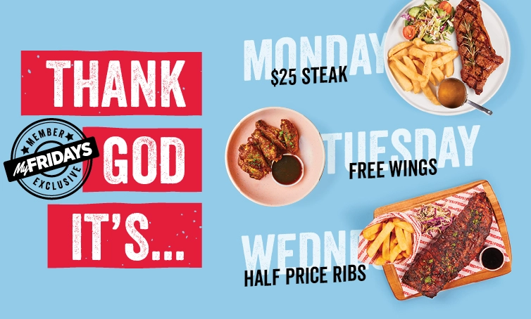 What's On | TGI Fridays